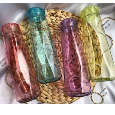Jual Souvenir Tumbler Kaca Kristal Warna Warni Sablon Custom Tumbler
