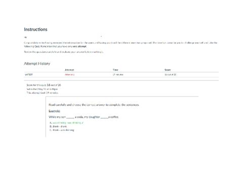 AC S Week Pre Task Quiz Weekly Quiz Instructions Hi Congratulations For Having