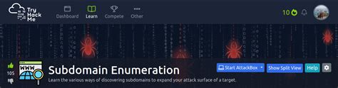 subdomain enumeration try hack me learnings by tasi sua medium