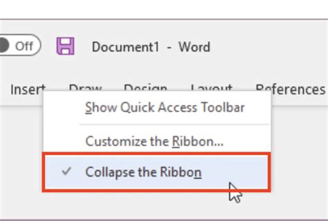 How To Hide Ribbon In Word Online WordOnlineTips