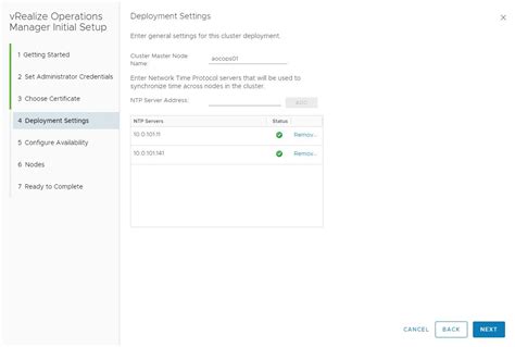 Deployment Settings AOC IT