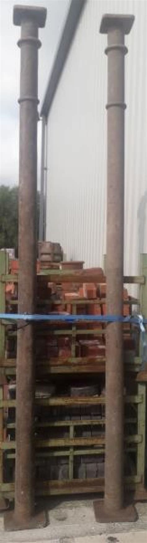 Antique Reclaimed Listings A Pair Of Reclaimed Cast Iron Columns