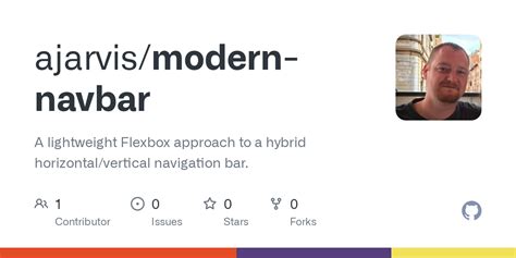 Github Ajarvismodern Navbar A Lightweight Flexbox Approach To A