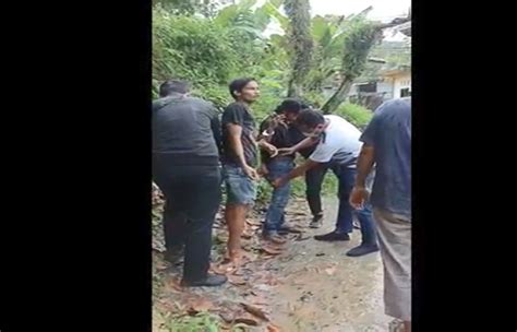 Usai Pesta Sabu 2 Pemuda Ini Nangis Saat Ditangkap BNNK Tarakan