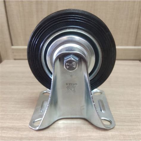 Jual Roda Karet Roda Trolly Troli Roda Gerobak 4 In Hidup Mati Shopee