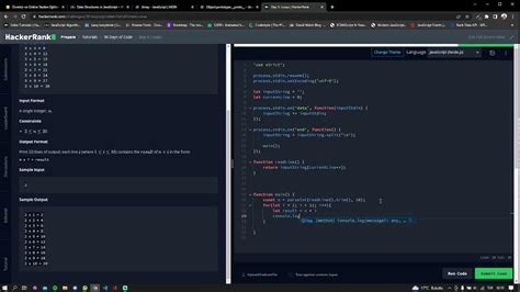 Hacerrank 30 Days Of Code Day 5 Loops Youtube