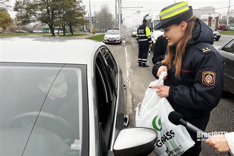 Около 20 водителей в Бресте были приятно удивлены встрече с ГАИ С чего вдруг