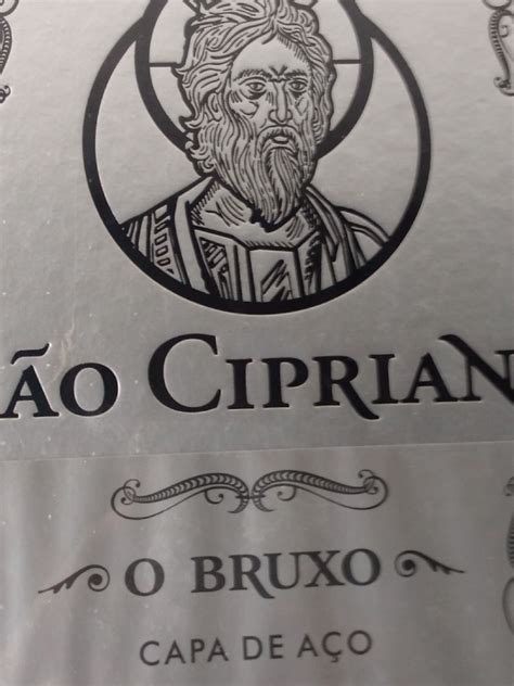Livro Sao Cipriano O Bruxo Capa De Aço Sao Cipriano Livro Grande