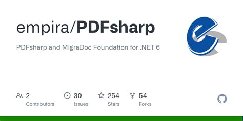 Github Empirapdfsharp A Net Library For Processing Pdf