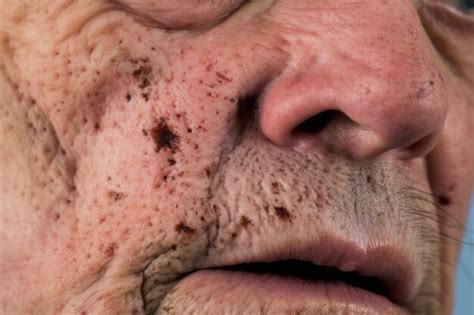 Premium Ai Image A Close Up Of An Older Mans Face