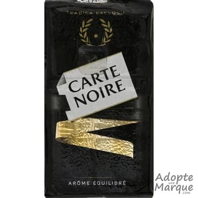 Carte Noire Café moulu Pur Arabica Le paquet de 250G | AdopteUneMarque.com
