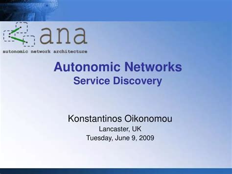 Ppt Autonomic Networks Service Discovery Powerpoint Presentation Free Download Id 4442245