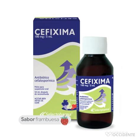 CEFIXIMA 100mg 5ml 50ML POLVO PARA SUSPENSION SELECTPHARMA