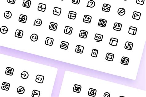 Development And Programming Icon Set Icons Ft Ui And Programming Envato