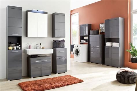 Trendteam Amanda Umbauschrank 63x187x24cm Agave Grau Hochglanz Ab 141