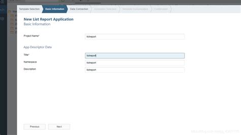 Fiori Element 利用模板开发list Report应用fiori 开发报表 Csdn博客