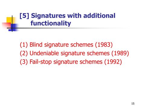 Ppt Signature Schemes Variants And Security Requirements Powerpoint Presentation Id9712174
