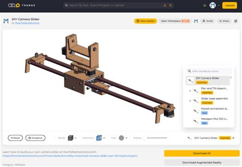 Diy Camera Slider With Pan And Tilt Head Arduino Based Project
