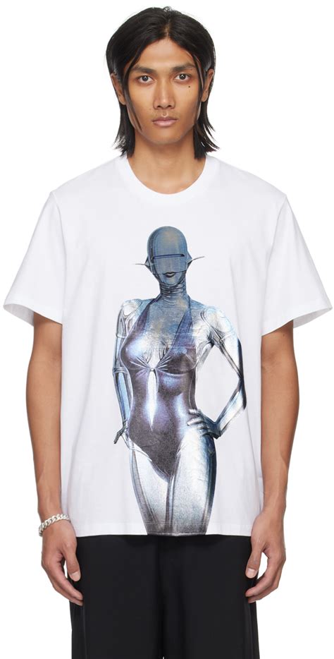 White Sexy Robot T Shirt By Stella Mccartney On Sale