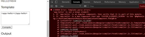 Javascript How To Make A Component With A Runtime Template In Angular Stack Overflow