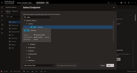 How To Create An Editable Table Using Buffer Data Provider In Vbcs