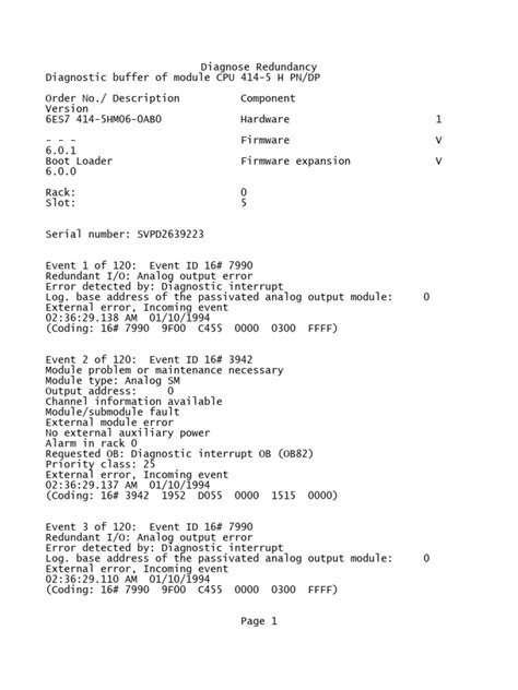 diagnose redundancy pdf module mathematics input output