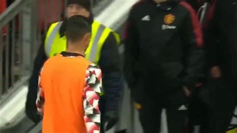 Watch Cristiano Ronaldo Left Fuming Angry Manchester United Star