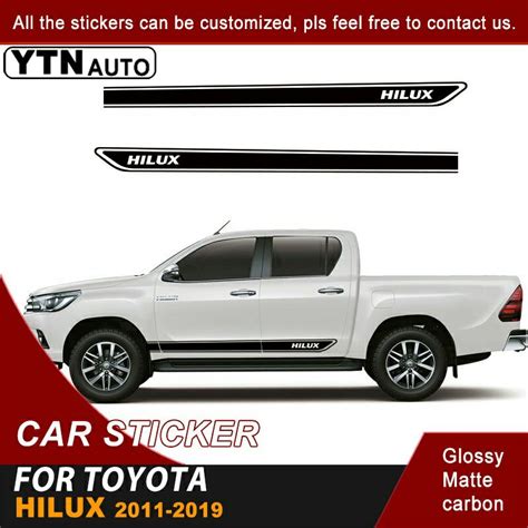 Cutting Toyota Hilux Car Sticker Hilux Stripping Newest Car Sticker
