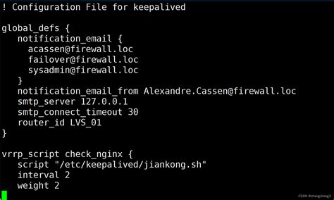 nginx反向代理 keepalived实现nginx高可用
