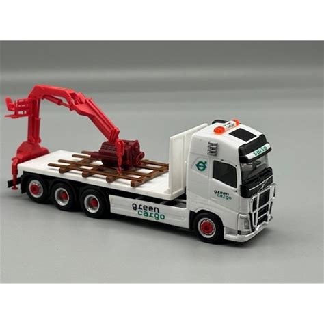 AH Modell AH Volvo FH Gl Axle Flat Truck With Loading Crane