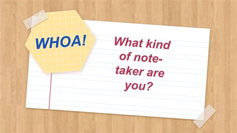 Effective Note Taking Strategies PPT