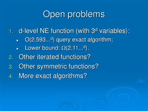 Ppt Exact Quantum Algorithms Powerpoint Presentation Free Download