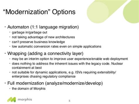 Morphis Technologies Overview