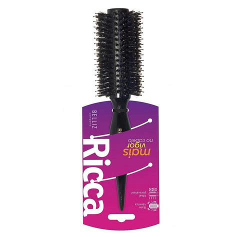 Escova De Cabelo Ricca Black Porcupine 23 1397 Shopee Brasil
