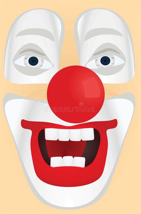 Isolated Clown Face Stock Vector Illustration Of Face 313356717