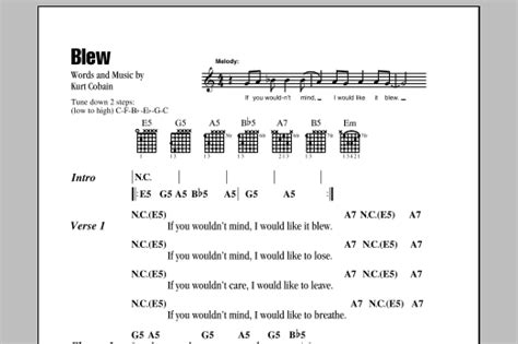 Blew By Nirvana Guitar Chords Lyrics Guitar Instructor
