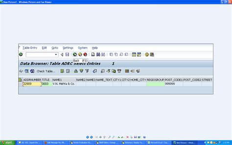 Solved ABAP How To Find The Address Of Vendor SAP Community