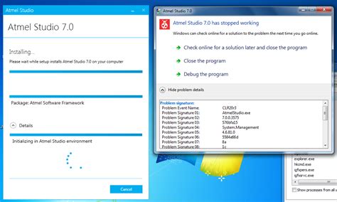 Avr AtmelStudio 7 Installation Failed For Avr8 Device Support Package