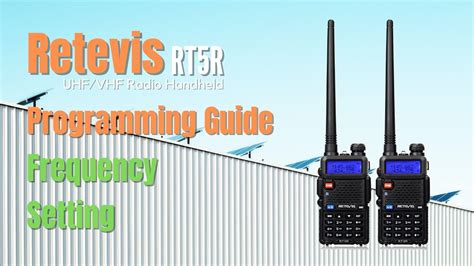 Watch This Retevis RT5R Programming Guide! | Dual Band Analog Ham Radio ...
