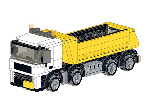 Lego Moc Tipper Truck By Keep On Bricking Rebrickable Build With Lego