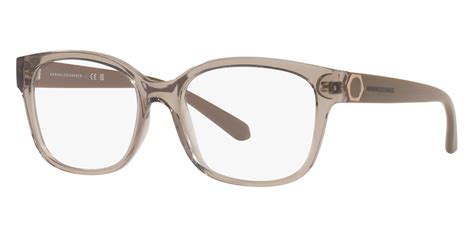 Armani Exchange AX Shiny Transparent Tundra Eyeglasses