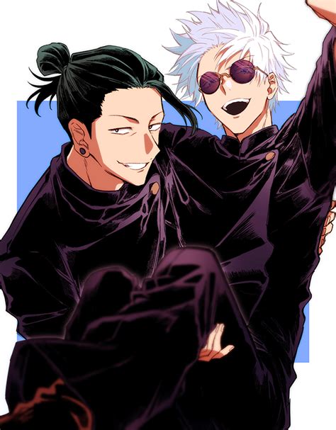 Gojou Satoru And Getou Suguru Jujutsu Kaisen Drawn By Yokorasho