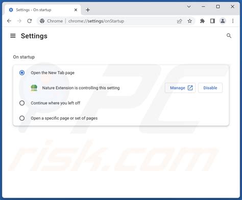 nature extension browser hijacker simple removal instructions search