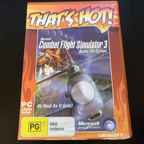Microsoft Combat Flight Simulator 3 Battle For Europe Pc Cdrom Retro Unit