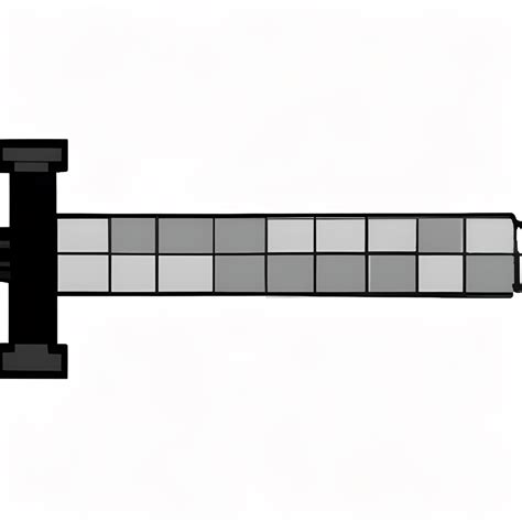 Dessin Minecraft Dune épée En Acier · Creative Fabrica