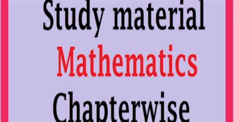 Ap Ssc Mathematics Chapter Wise Bit Bank Apedu