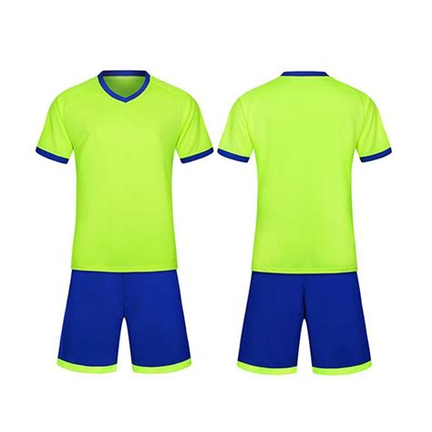 Wholesale Team Club Custom Football Wear Set Embroidery Soccer Kit