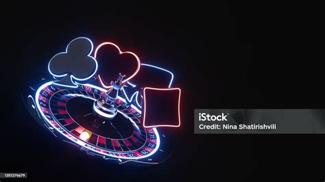 현대 블랙과 네온 블루 레드 카드 기호와 룰렛 휠 3d 일러스트 카지노에 대한 스톡 사진 및 기타 이미지 카지노 컴퓨터 그래픽 디지털 생성 이미지 Istock