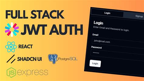 React Js Login Authentication With Jwt Access Token And Axios Youtube