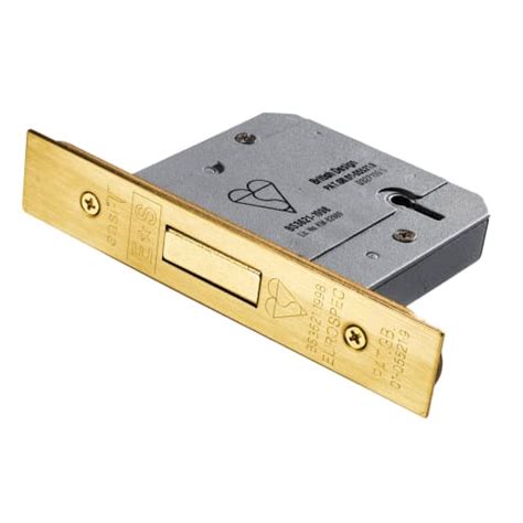 Eurospec Easi T5 Lever Deadlock 76mm Stainless Brass